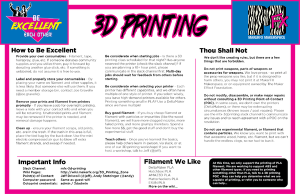 3D Printing Zone - MakerFX Wiki!